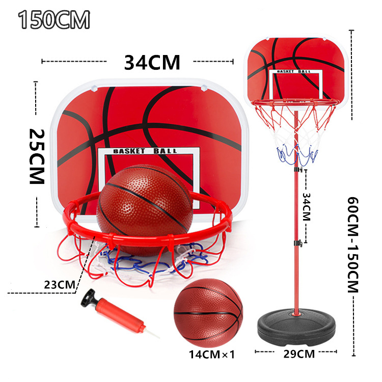 Children's indoor basketball stand can be raised and lowered basketball ...