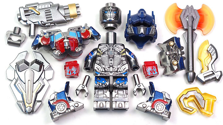 BrickMan Transformers Minifigures - Optimus Prime Bumblebee Megatron ...