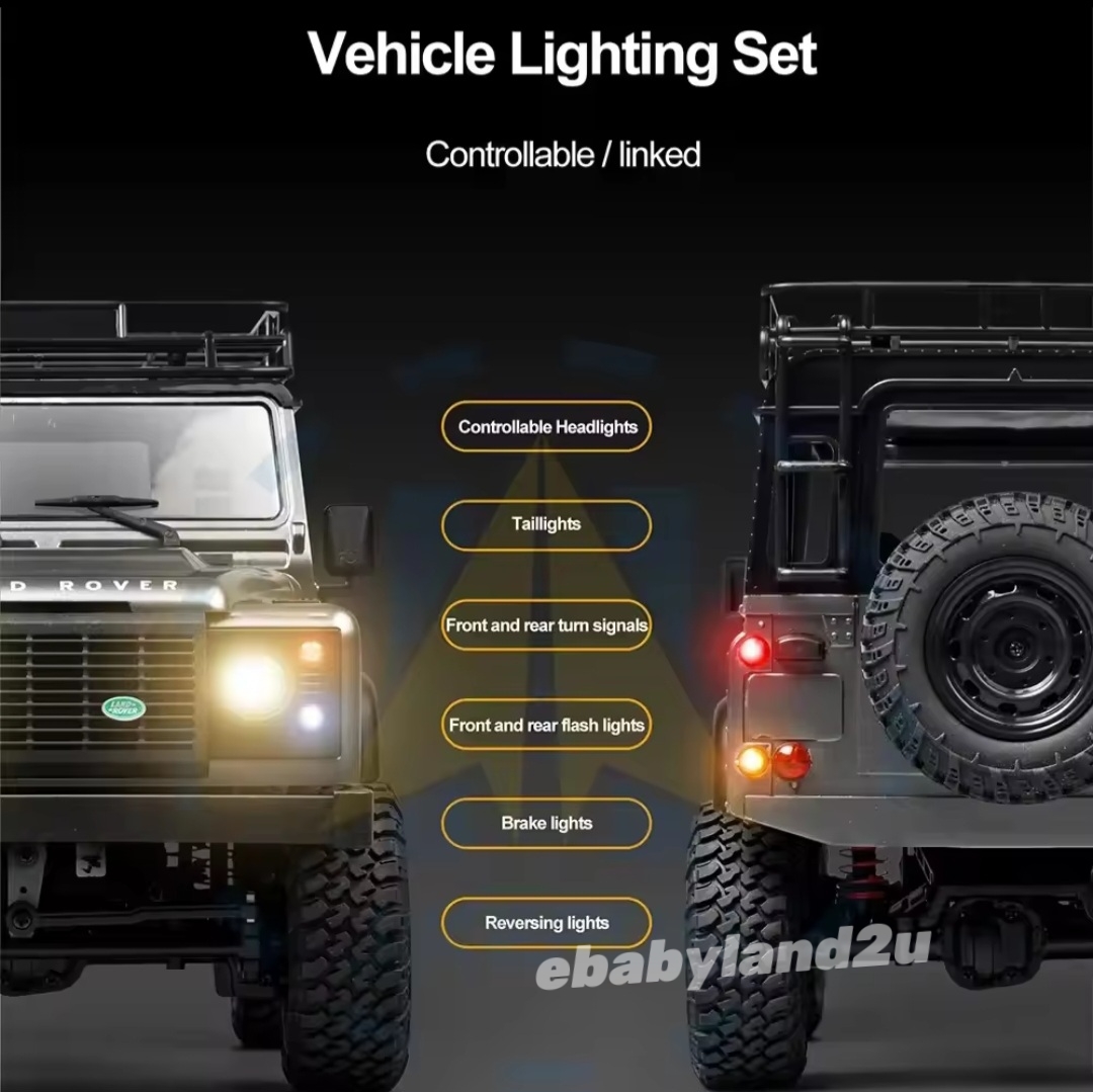 UPGRADED MN99S RC Car Scale 1:12 2.4G 4WD MN99S RC Rock Crawler D90 ...