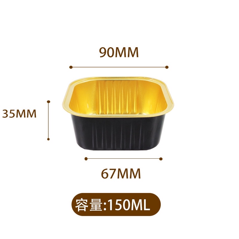 10 sets Iceberg Lava Chocolate Packing Box With Lid Square Aluminum Tin ...