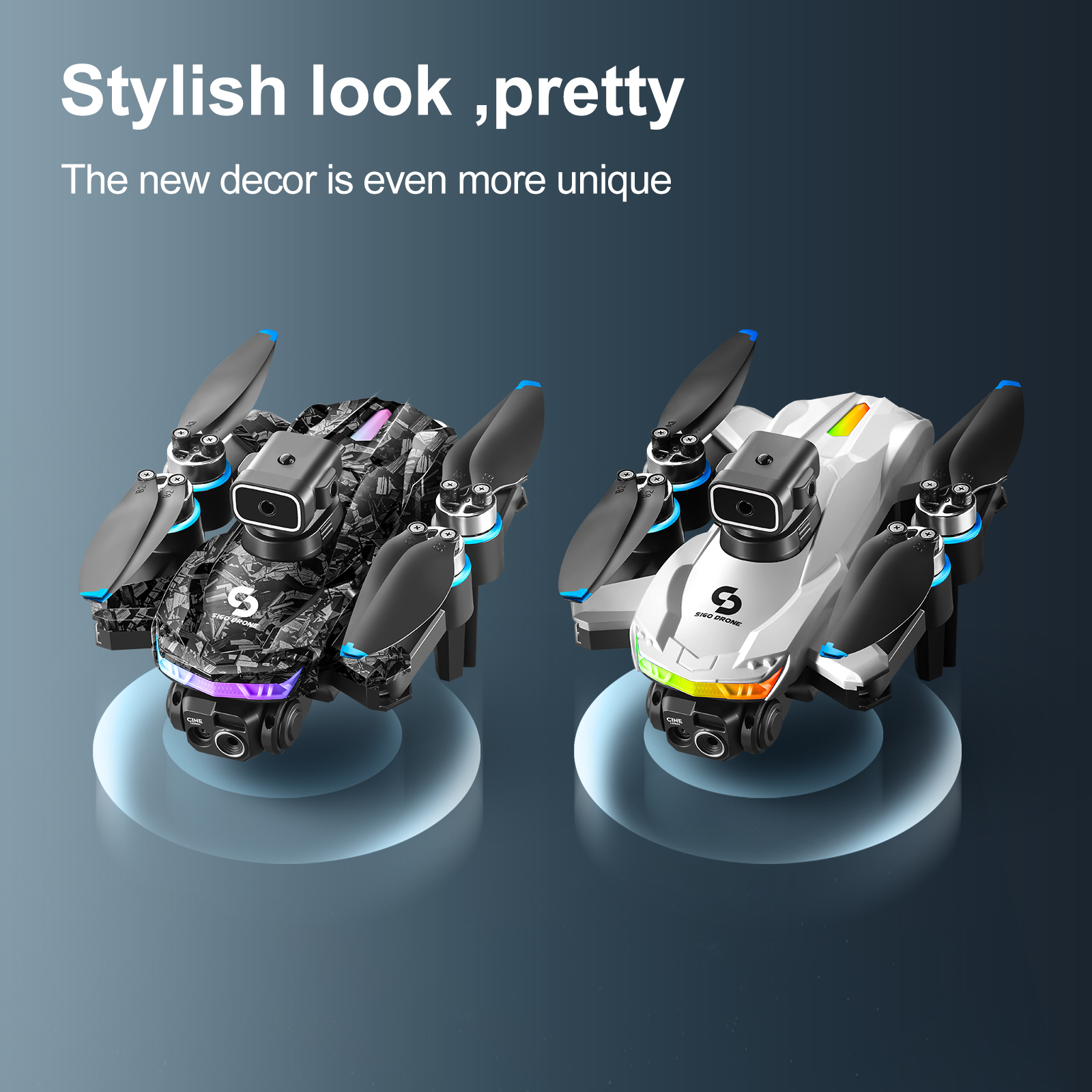 New S160 Drone HD Dual Camera Brushless Motor Toy Aircraft Optical Flow ...