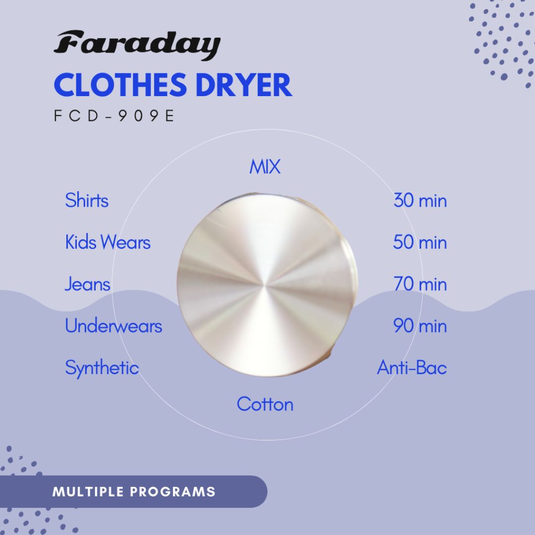 【FREE SHIPPING】 Midea Clothes Dryer 7KG MD-7388/Haier HDV70A1/Faraday ...