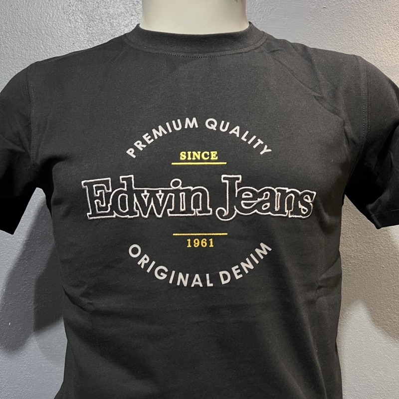 🔥New Arrivals🔥 EDWIN® Men’s Signature Logo Embroidery T-Shirt ( 7480 ...
