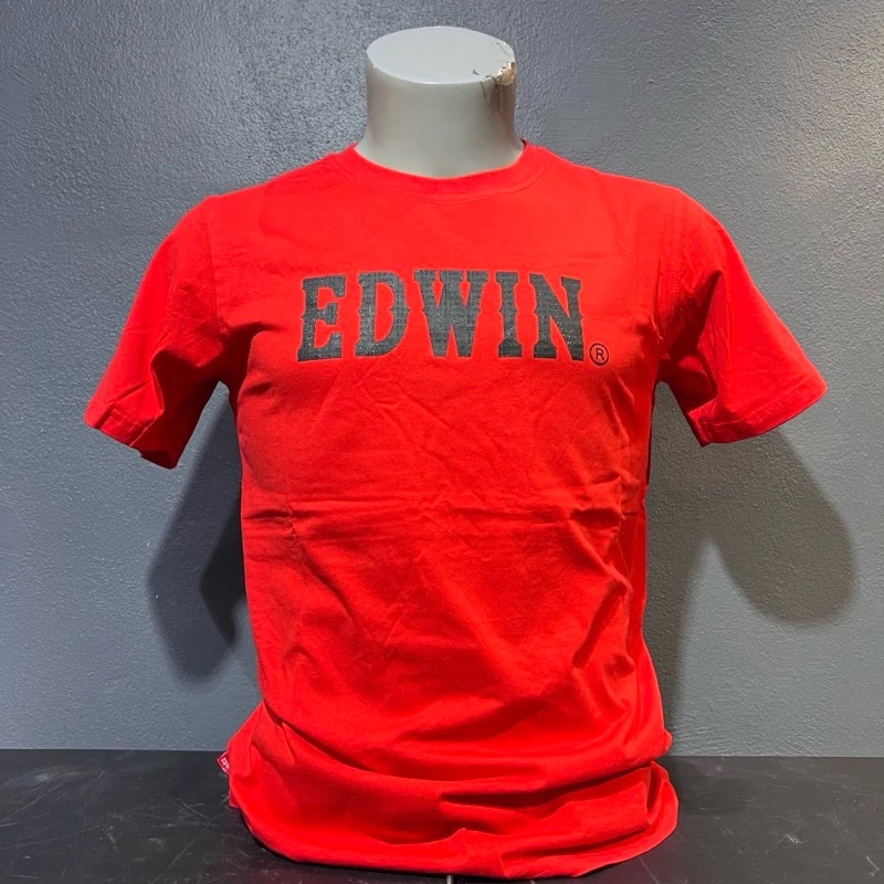 🔥New Arrivals🔥 EDWIN® Men’s Signature Logo 3D Emboss T-Shirt ( 7480 ...