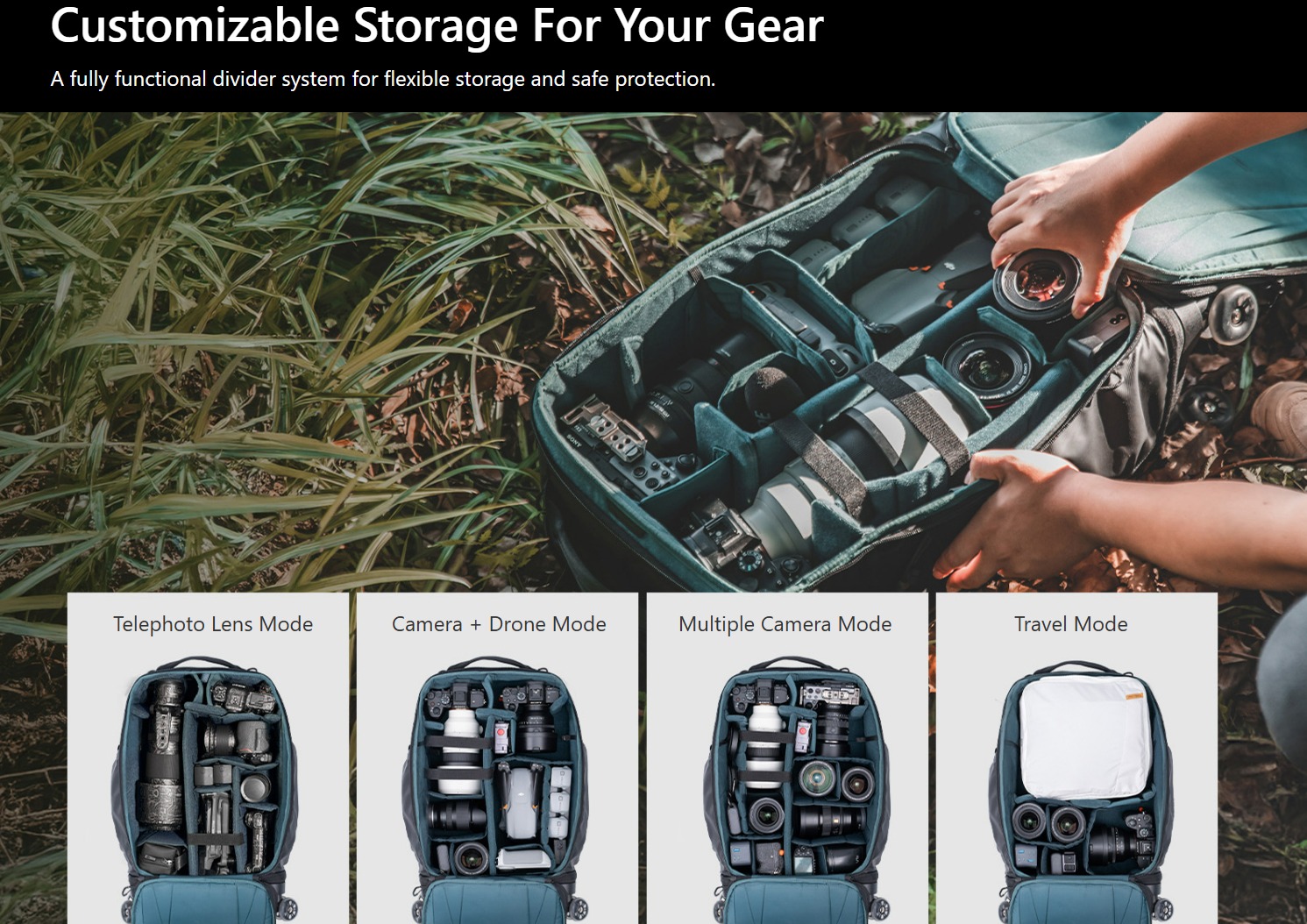 Pgytech Roller Camera Backpack (P-CB-180) | Shopee Malaysia