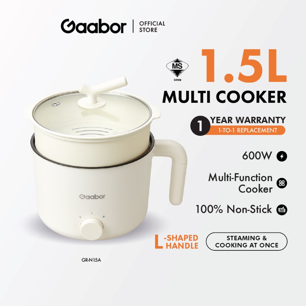 [Bundle Sales] Gaabor 5L Touch Screen Rice Cooker RC18T Online Version ...