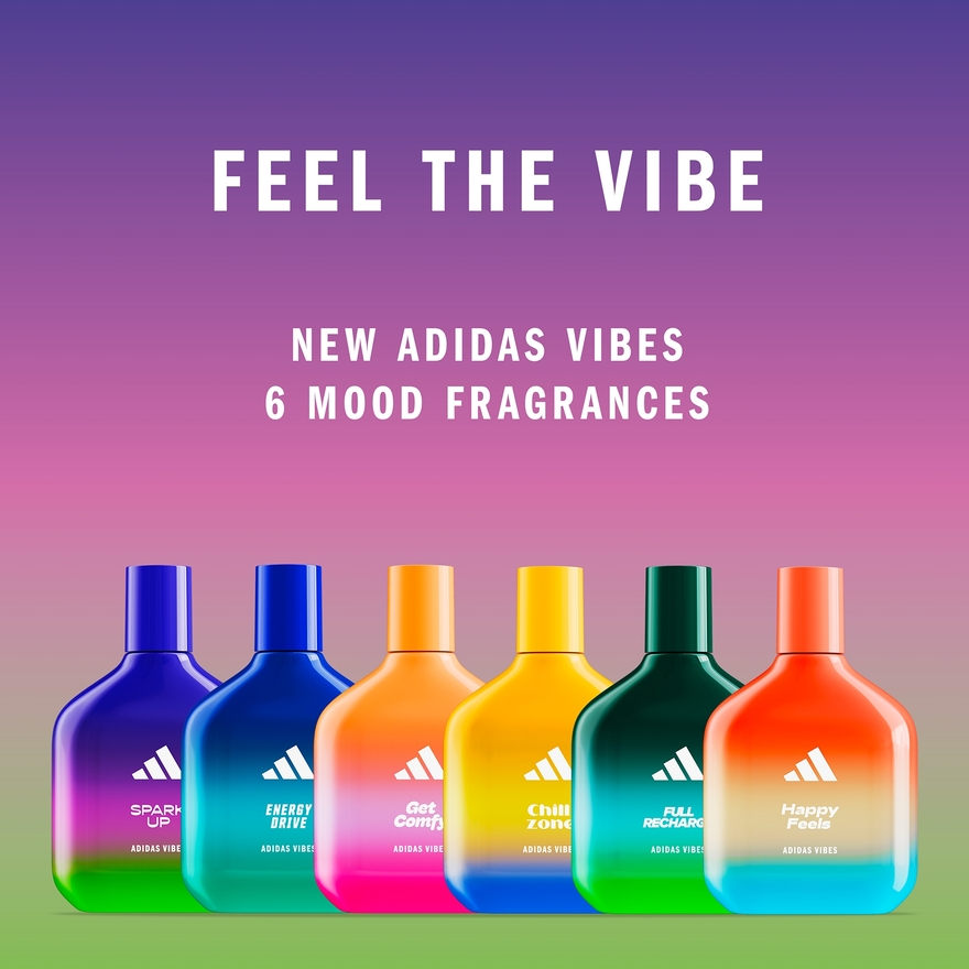 Adidas Vibes EDP Spark Up - Unisex Eau De Parfum, Minyak Wangi Tahan ...