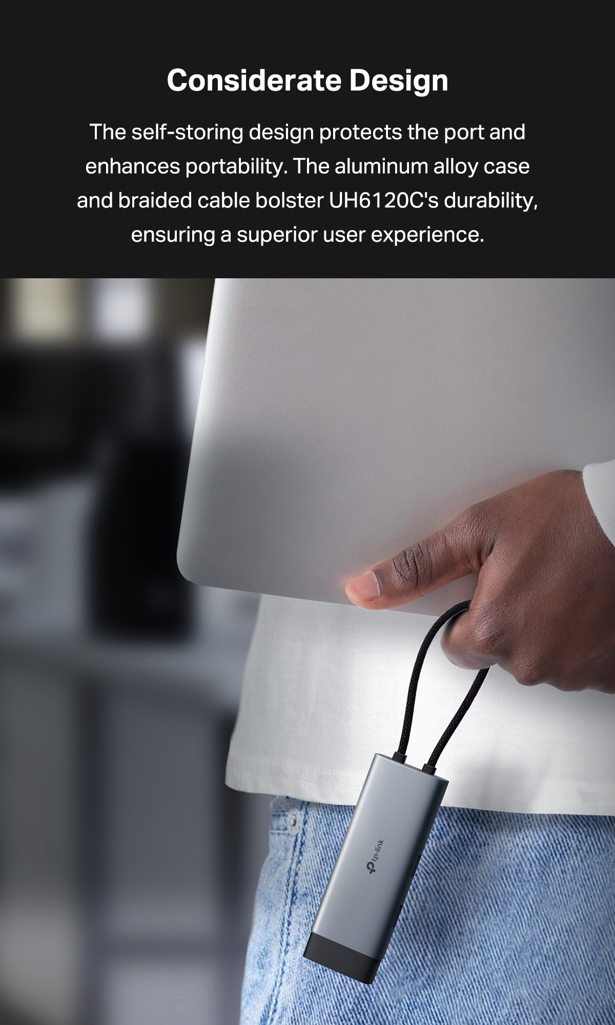 TP-Link UH6120C 6 Port with 100W Charging Ports 4K HDMI SuperSpeed Type ...