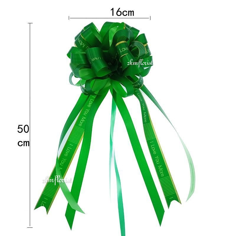 (5PCS) 150CMx5CM 8009 PULL Ribbon Reben Riben Gift Organza Flower ...