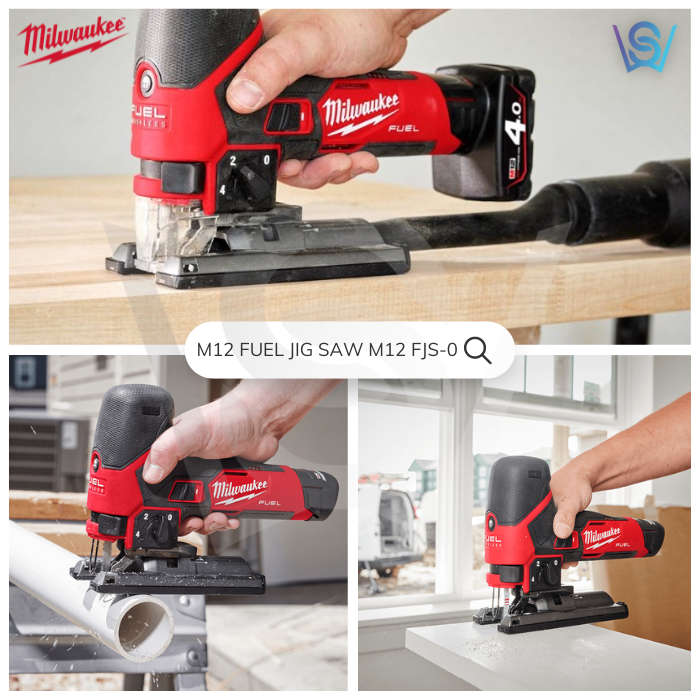 MILWAUKEE M12 FUEL GEN 2 Jig Saw M12 FJS-0 Cordless Brushless Mesin ...