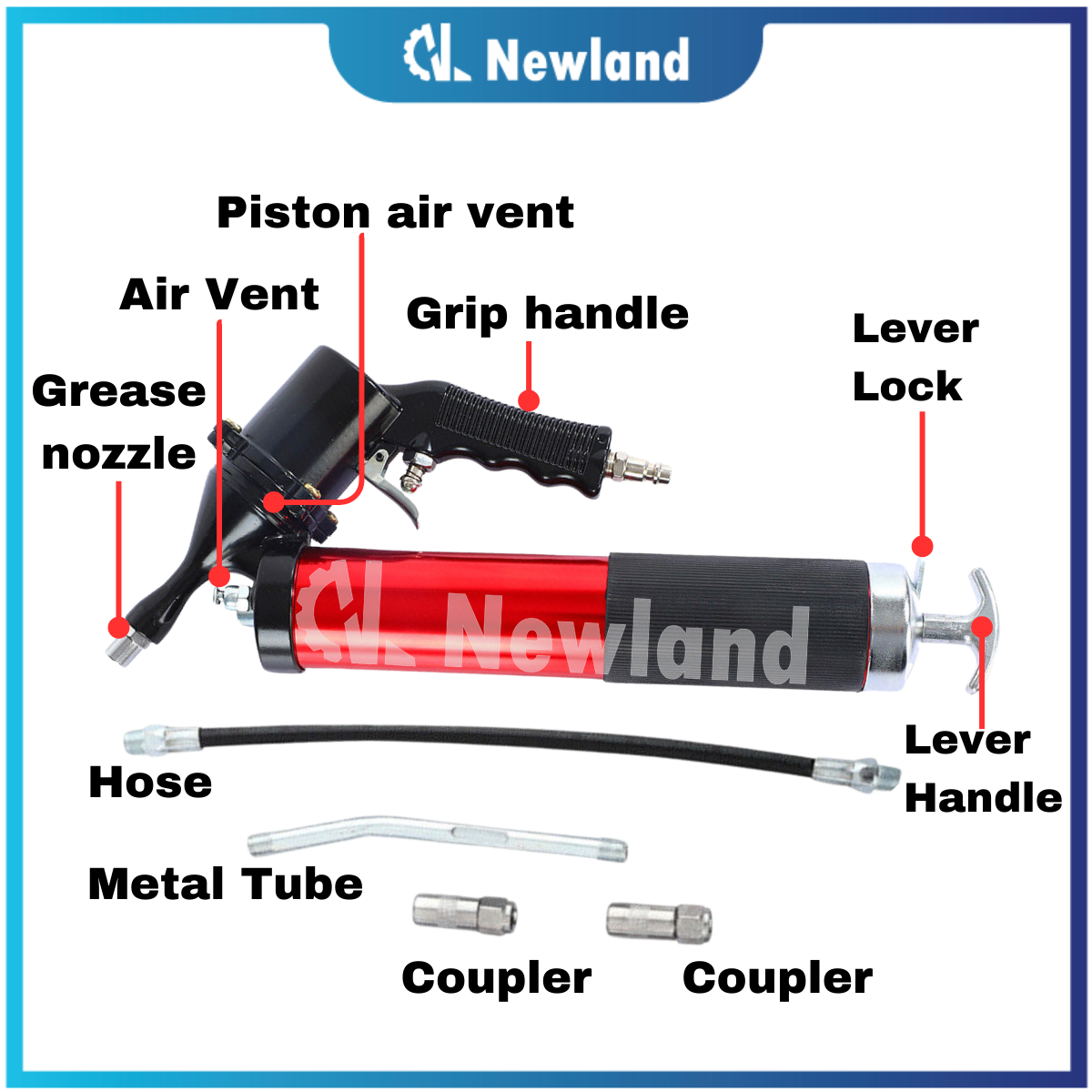 Pump Grease Angin / Air Grease Pump / Air Grease Gun / Pneumatic Grease ...