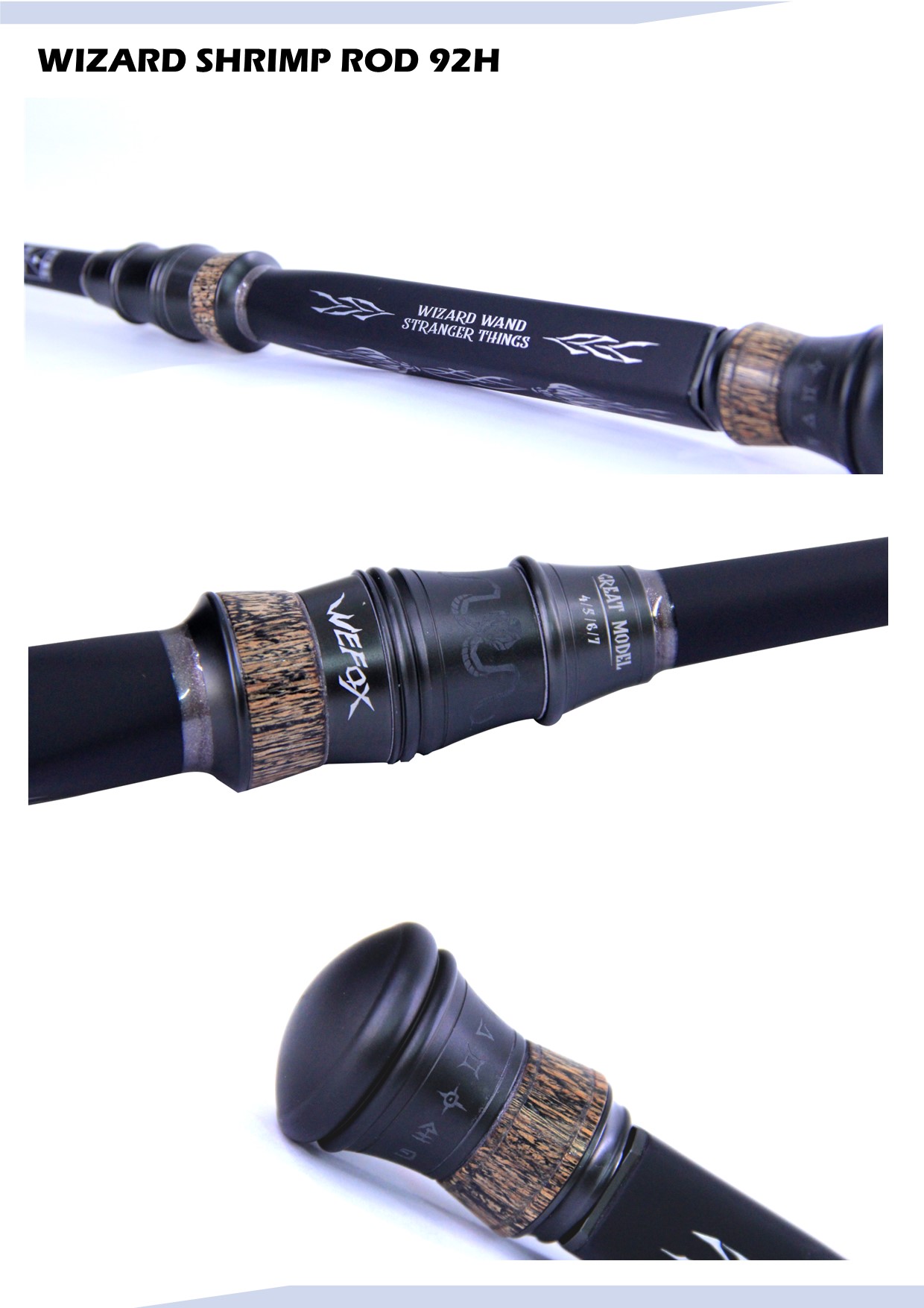 WEFOX WIZARD PRAWN ROD 92H Limited Edition Pancing Udang Joran Udang ...