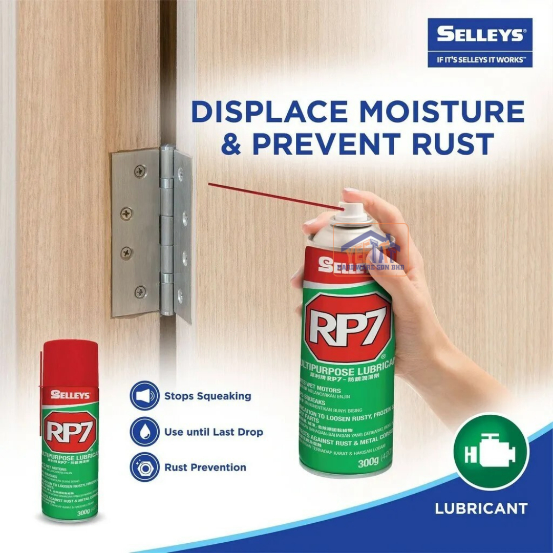 [ SELLEYS ] RP7 Multi Purpose Lubricant Spray Stops Squeaks Loosen WD ...