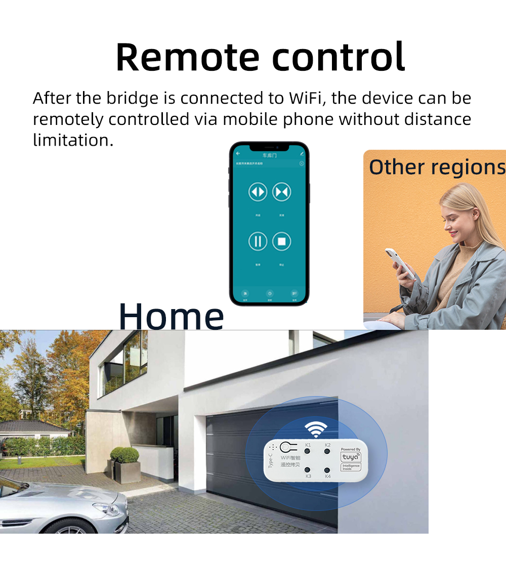 Wifi Autogate Smart Phone Opener eWeLink App WIFI RF Remote Autogate ...