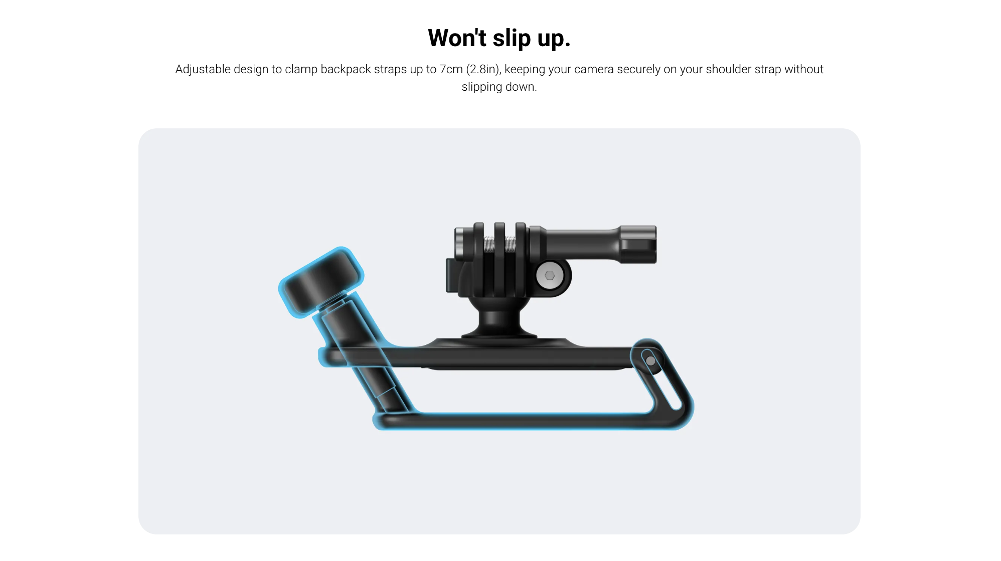 Insta360 Backpack Clip for Ace Pro 2/Insta360 X5, X4/Go 3S/Go 3/X4/Ace ...