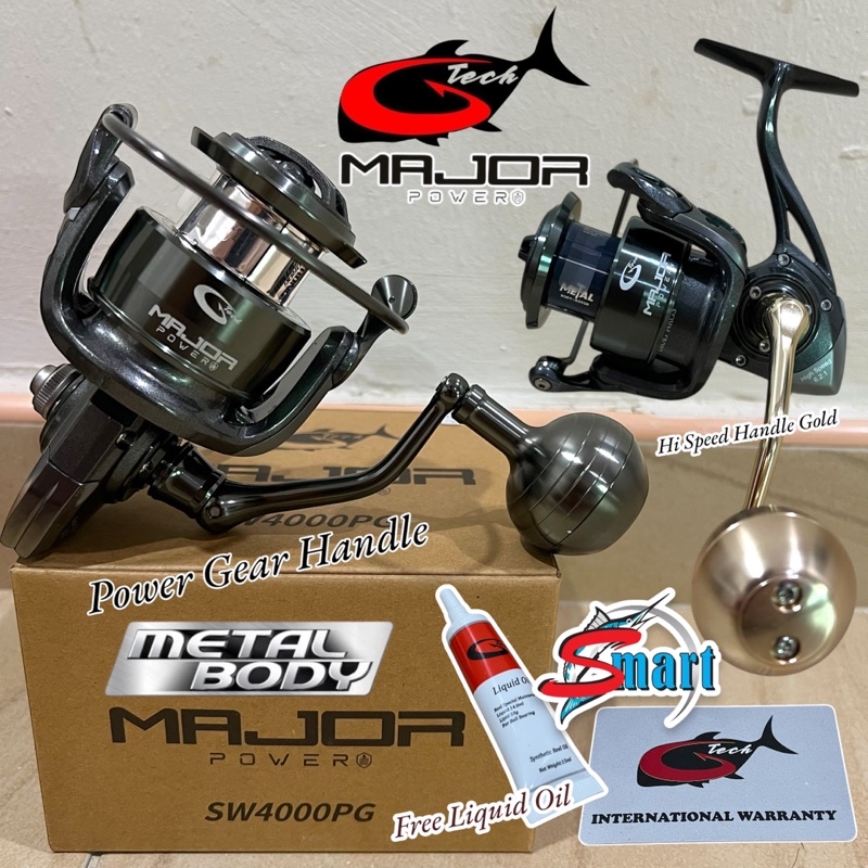 G-TECH MAJOR POWER SW SPINNING REEL / GTECH MAJOR POWER SW / SEAHAWK ...
