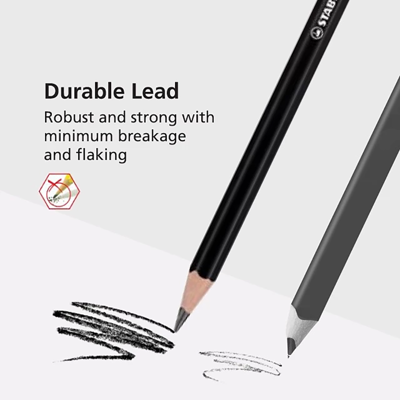 STABILO Graphite Pencil Exam Grade 2B Pencil Box 288/12 (12 Pcs ...