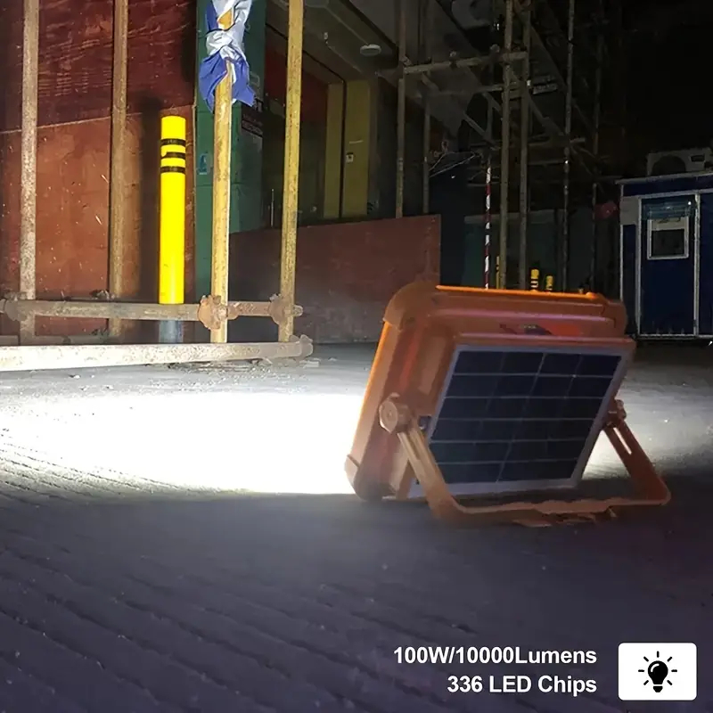 8000W 189/192LED Solar portable light charging floodlight Outdoor ...