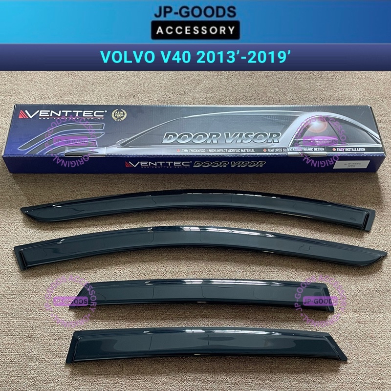 Volvo V40 2013-2019 Venttec Door Visor / Window Vent Visor Deflectors ...
