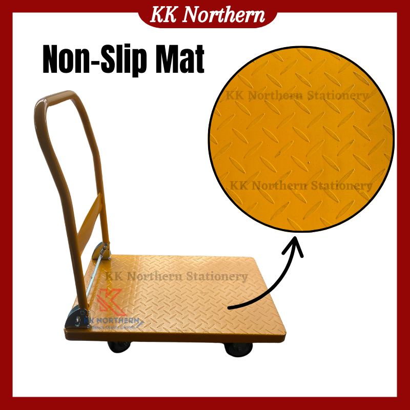 Heavy Duty Industrial Full Metal Foldable Trolley Flatbed Hand Truck ...