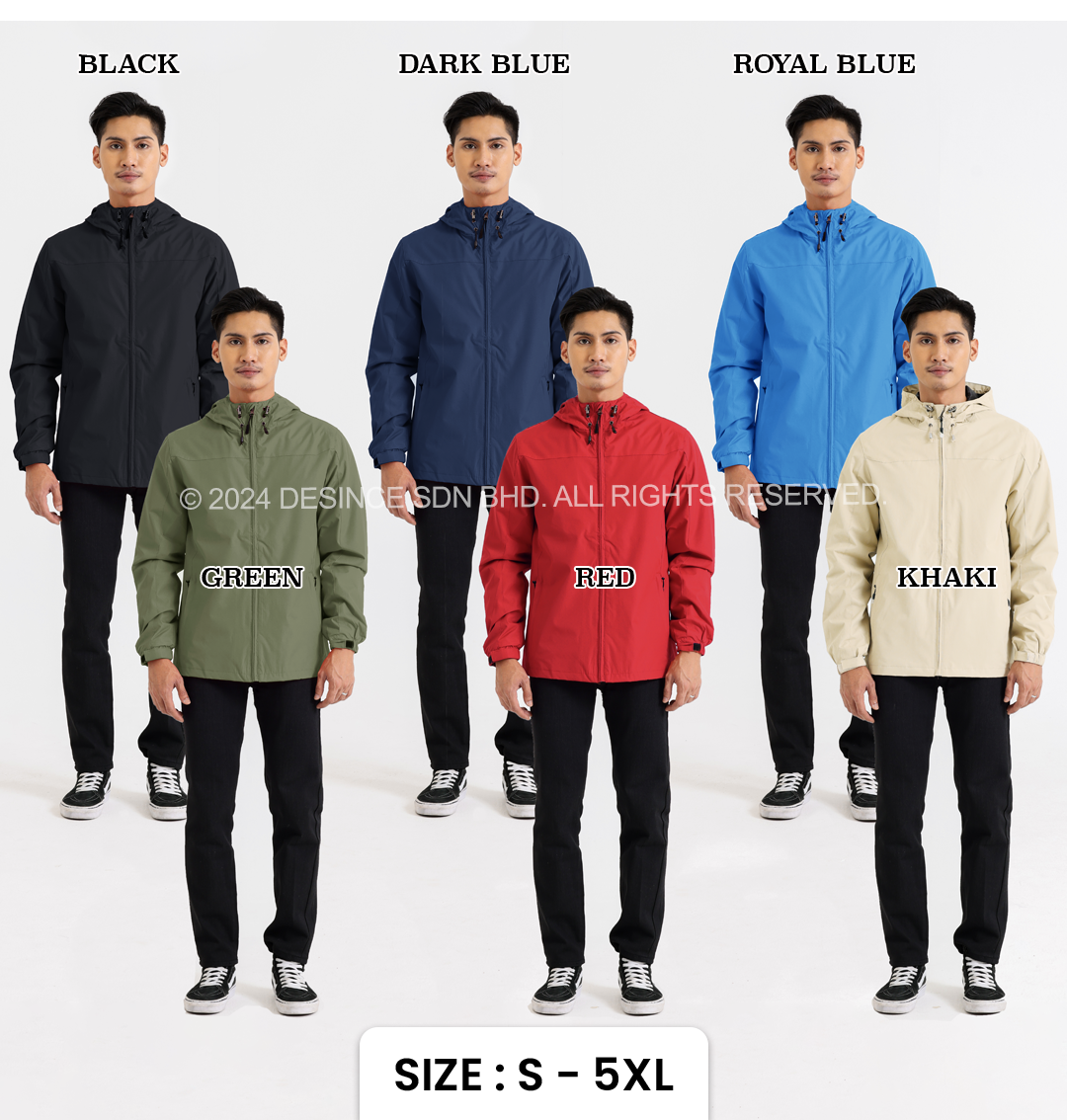 [Shopee Choice] Waterproof Raincoat Unisex Rain Jacket Outdoor ...