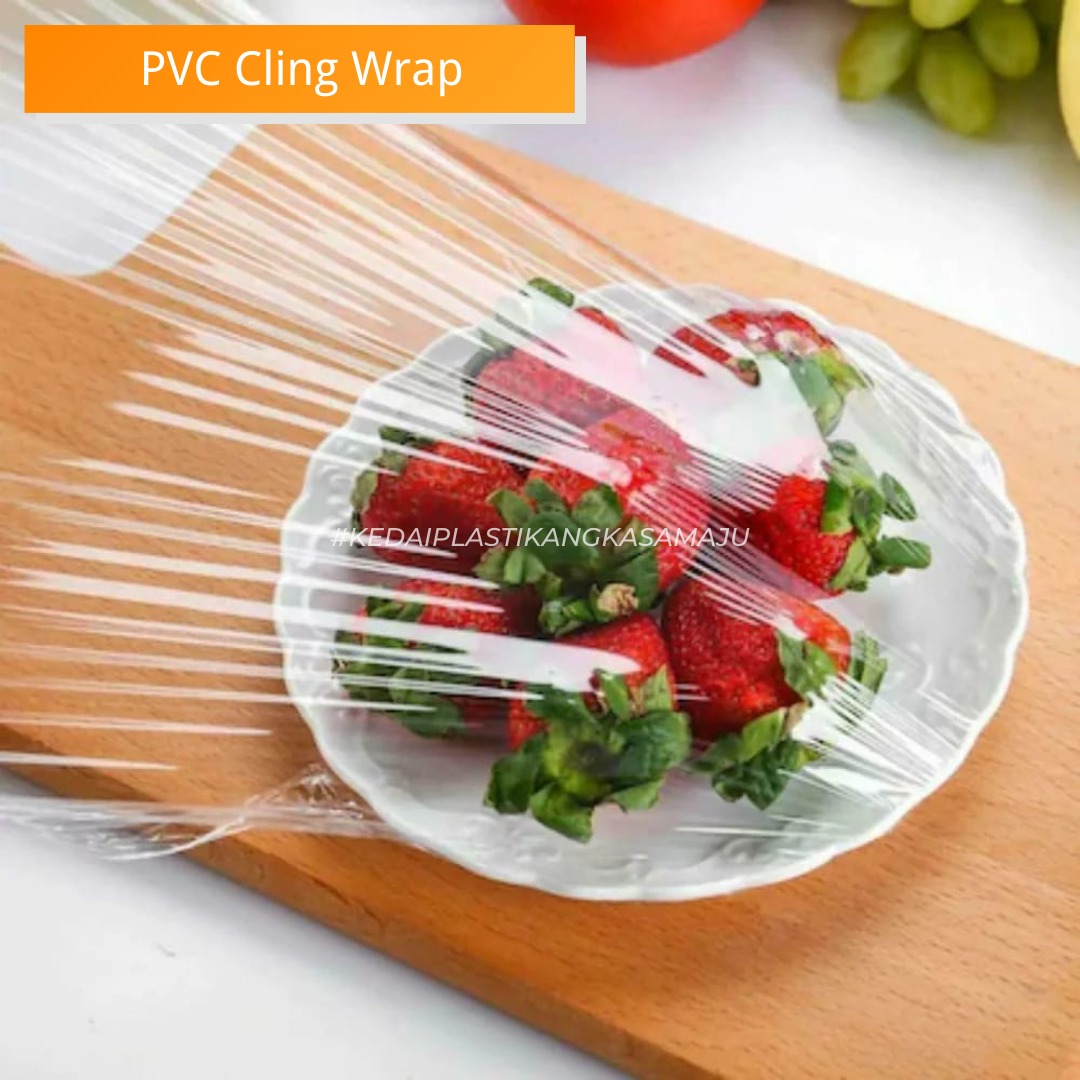 PVC Cling Wrap - (8", 10", 12", 14", 16", 18") - Food Wrap, Plastic ...