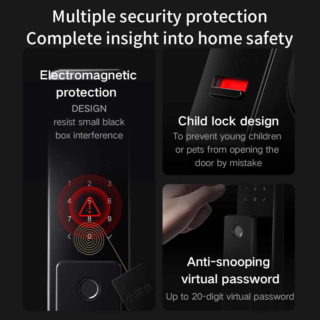 VIOMI SMART DOOR LOCK GUARD 2 PRO - LBT61C - FULLY AUTOMATIC PUSH-PULL ...