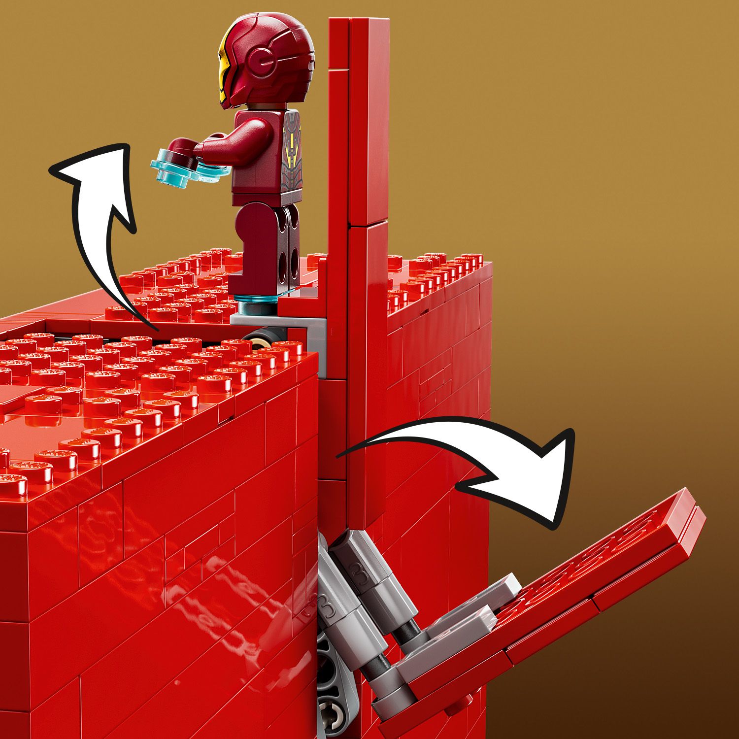 LEGO Super Heroes Marvel 76313 MARVEL Logo & Minifigures (931 Pieces ...