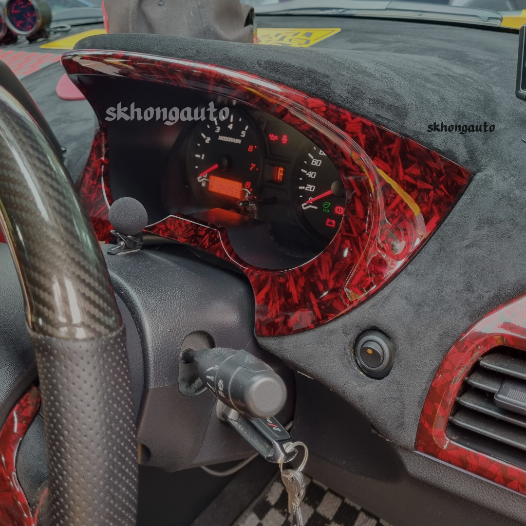 proton saga vvt 2016-2025 mc1 mc2 car red forger carbon fiber meter ...