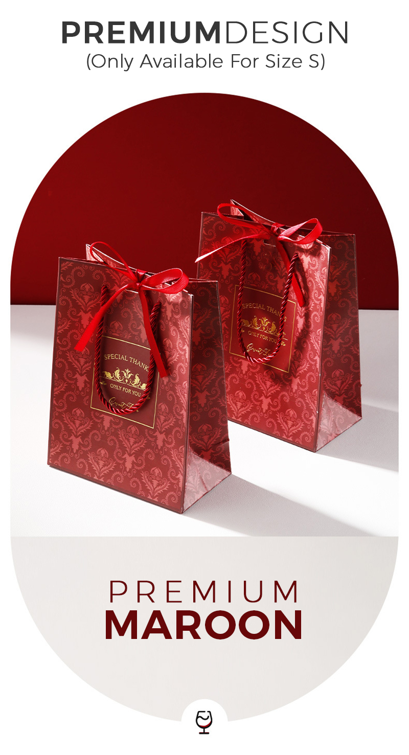 [ 50 PCS ] Paper Bag Printed Floral Design Cheapest Beg Hadiah Kenduri ...