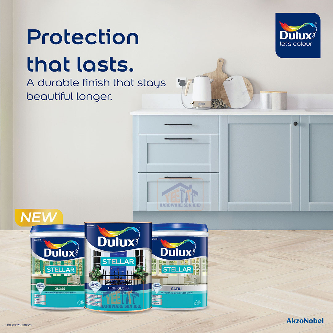 [ DULUX ] Stellar High Gloss Interior & Exterior Metal and Wood paints ...