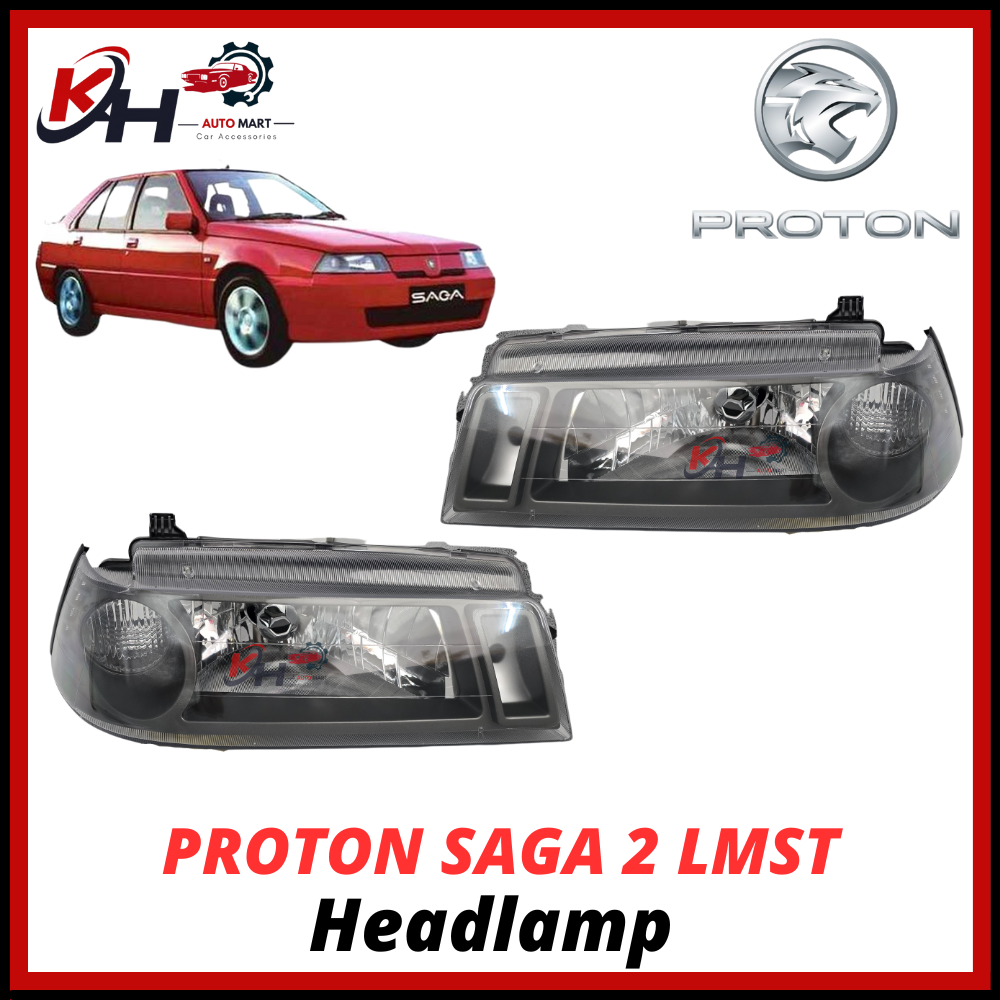 PROTON SAGA 2 LMST/LMSE Grey Headlamp RH LH Car Light LAMPU BESAR DEPAN ...