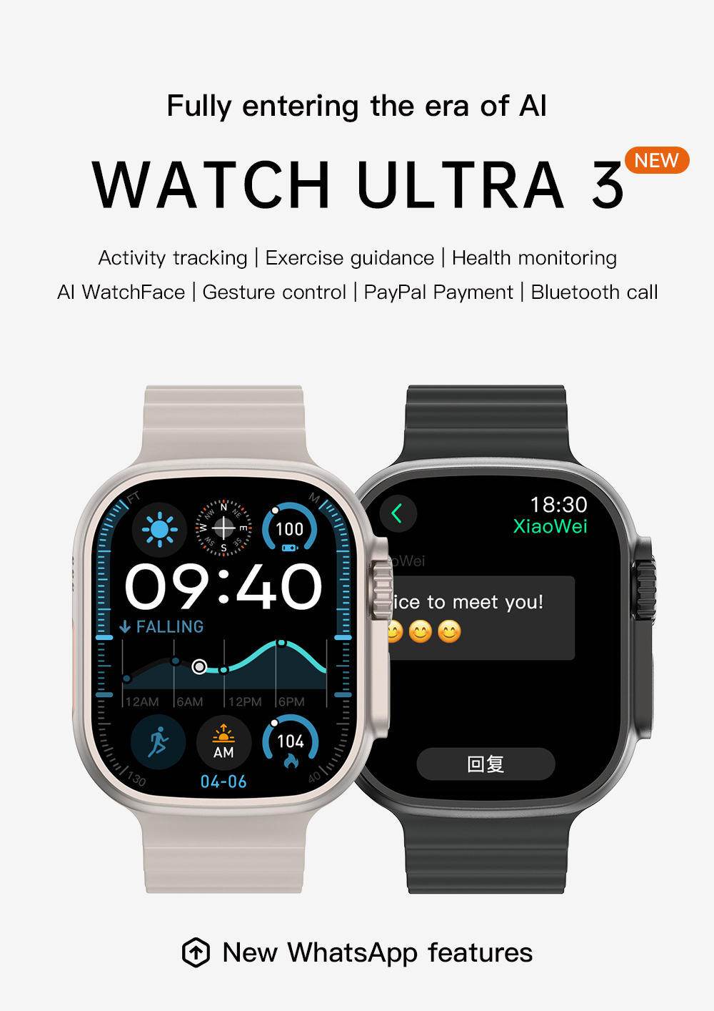 Maxwear Smart Watch U25 4GB ROM Bluetooth Call Full Touch Screen ...