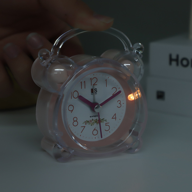 GLOBE Alarm Quartz Clock Loud Sound With Night Light Desktop Table ...