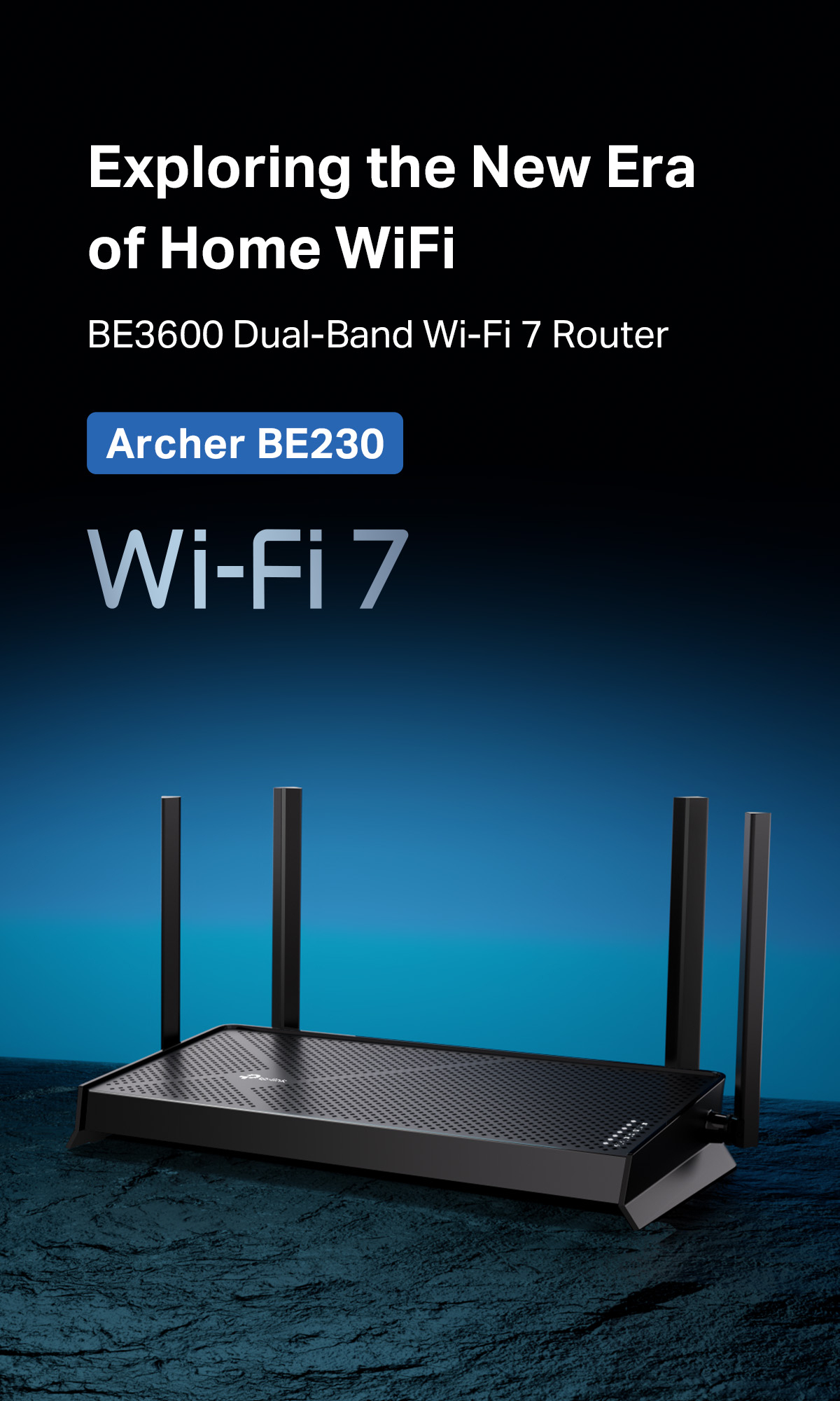TP-Link WiFi 7 Archer BE230 BE3600 Dual Band Router Dual 2.5G + 3x 1G ...