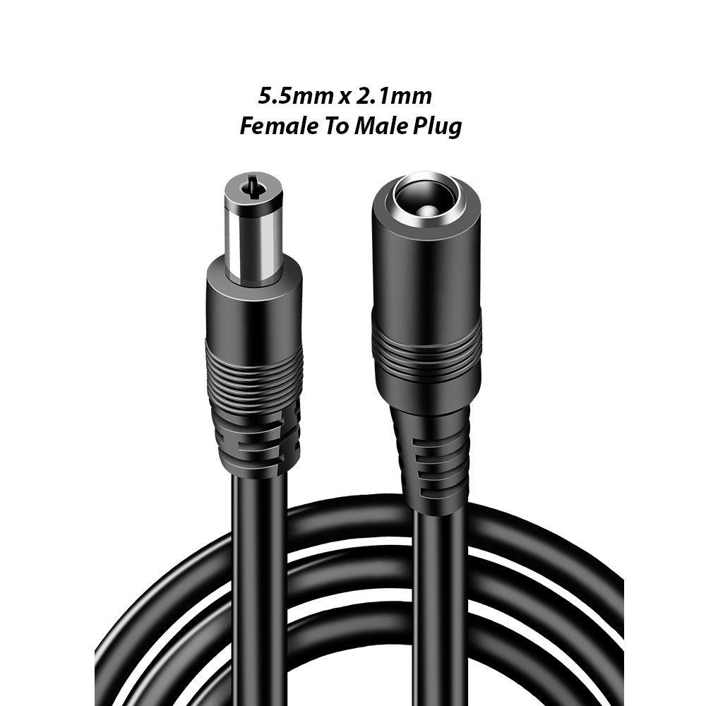 CCTV DC Extension Cable Power Cord 12V Male Female Compatible TP-Link ...