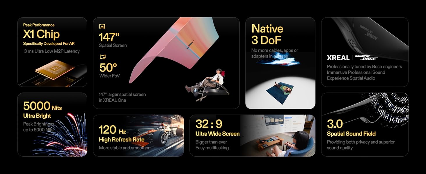 (READY STOCK) - Xreal One | Pro AR Smart Glasses - 3840x1080 | X1 Chip ...