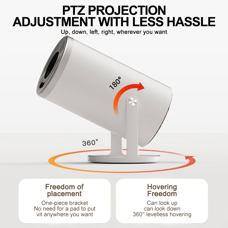 HY300 Mini Projector | Wireless WiFi 6 & Bluetooth | Android 11 LED ...