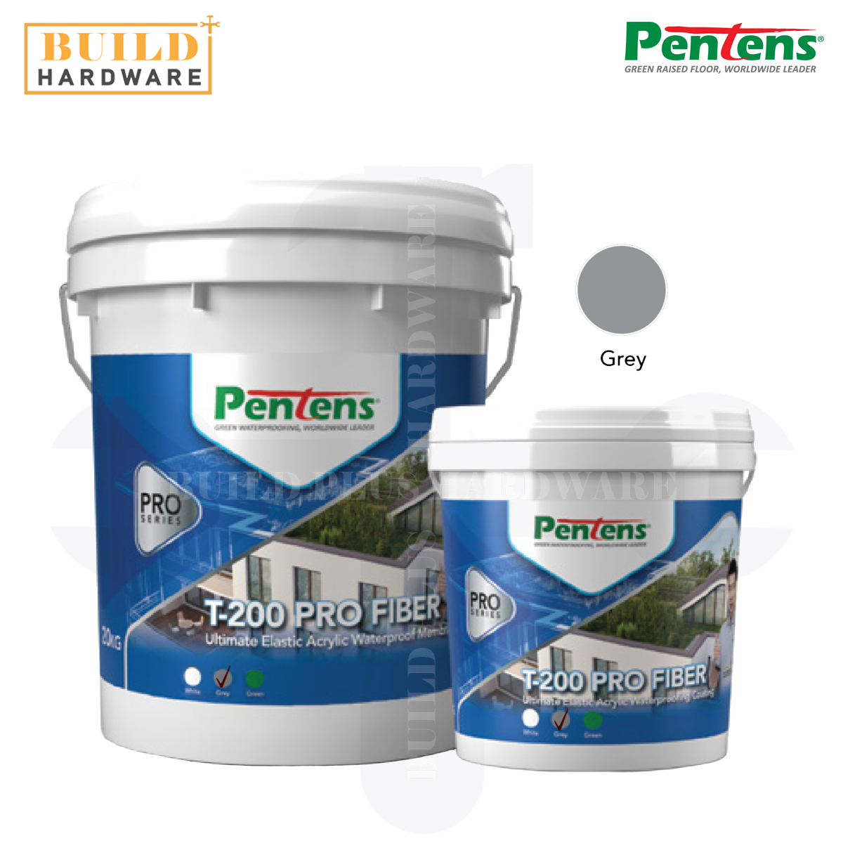 PENTENS T-200 PRO Fiber 20kg Ultimate Elastic Acrylic Waterproofing ...
