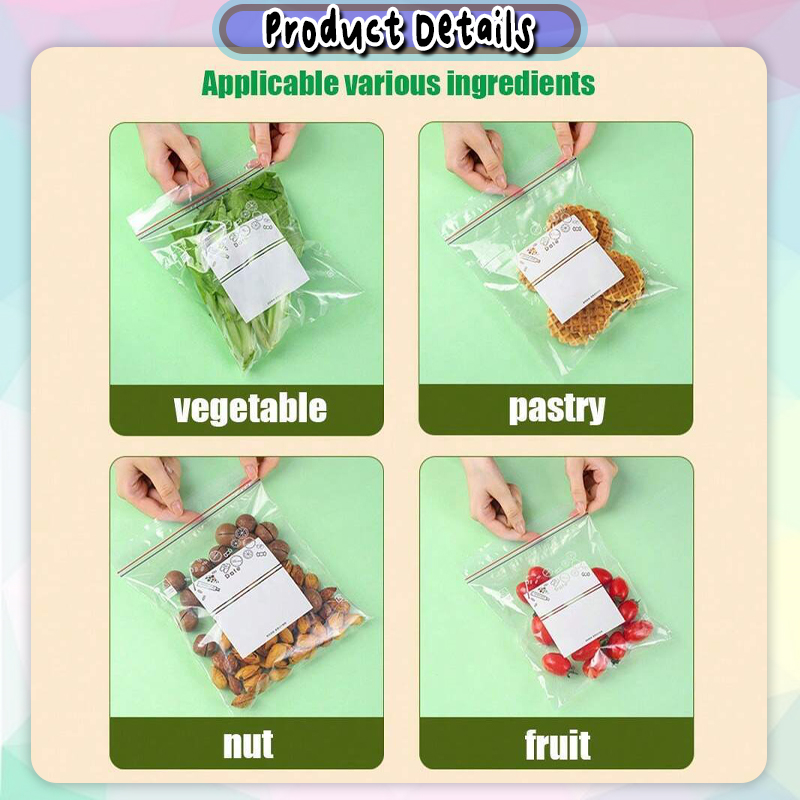 [Little B House] Resealable Food Zip Lock Bag Food Zipper Bag Food ...