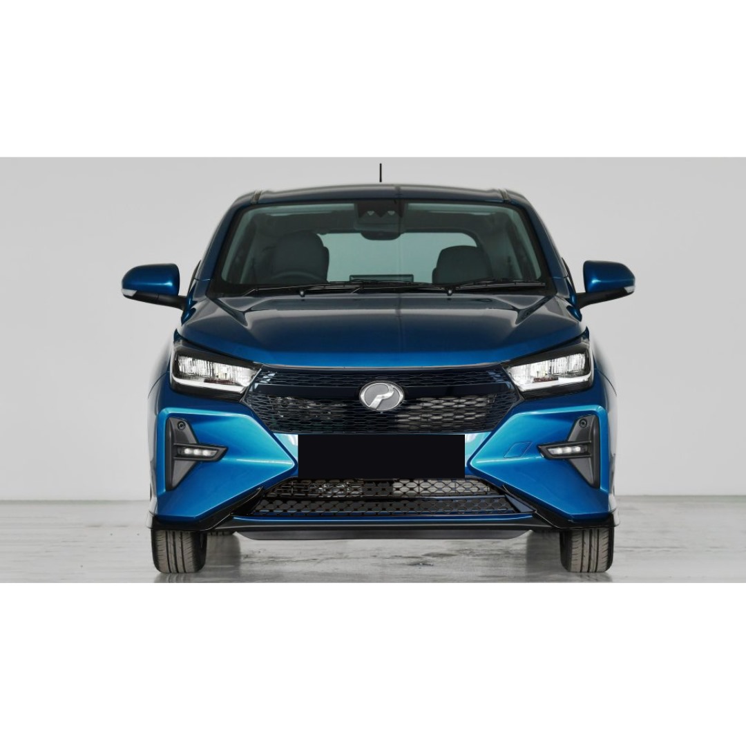 Perodua Axia 2023-2025 Front Grill Glossy Black (Mini Cooper Style ...