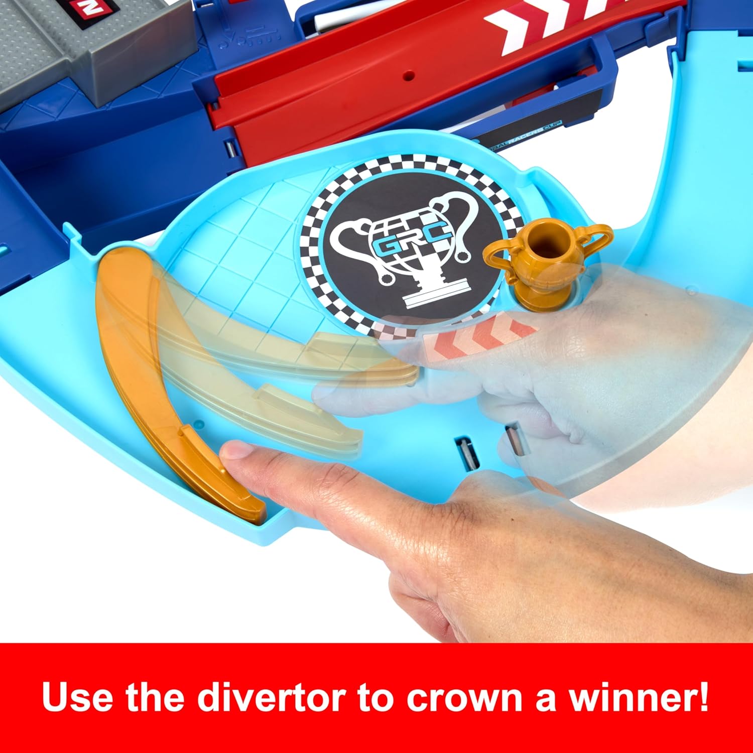 Disney And Pixar Cars GRC Jumping Raceway Playset With 2 Toy Vehicles ...