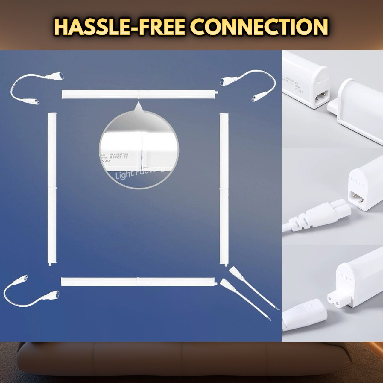 💥HOT SELLING💥PHILIPS LED T5 20cm Long Tube Power Connector for Philips ...