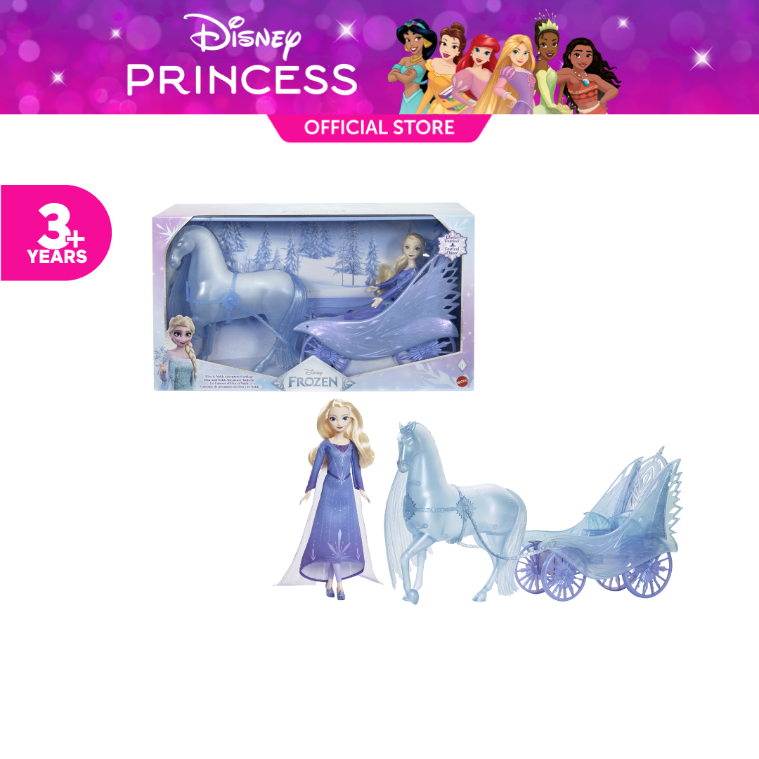 Disney Frozen Elsa Fashion Doll With Dress & Nokk With Adventure ...