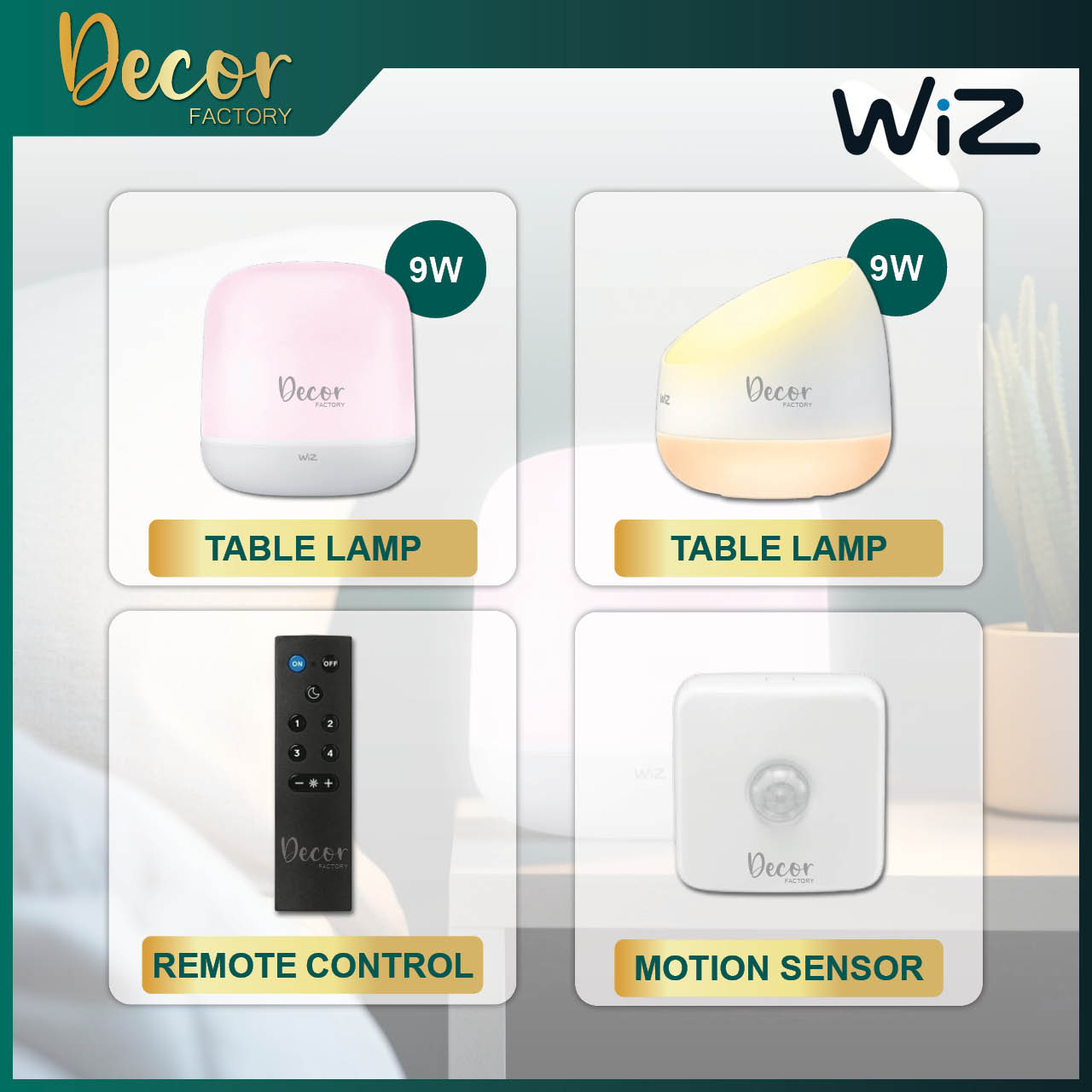 PHILIPS WIZ LED Portable Table Hero Lamp / Squire Table Lamp 9W Remote ...