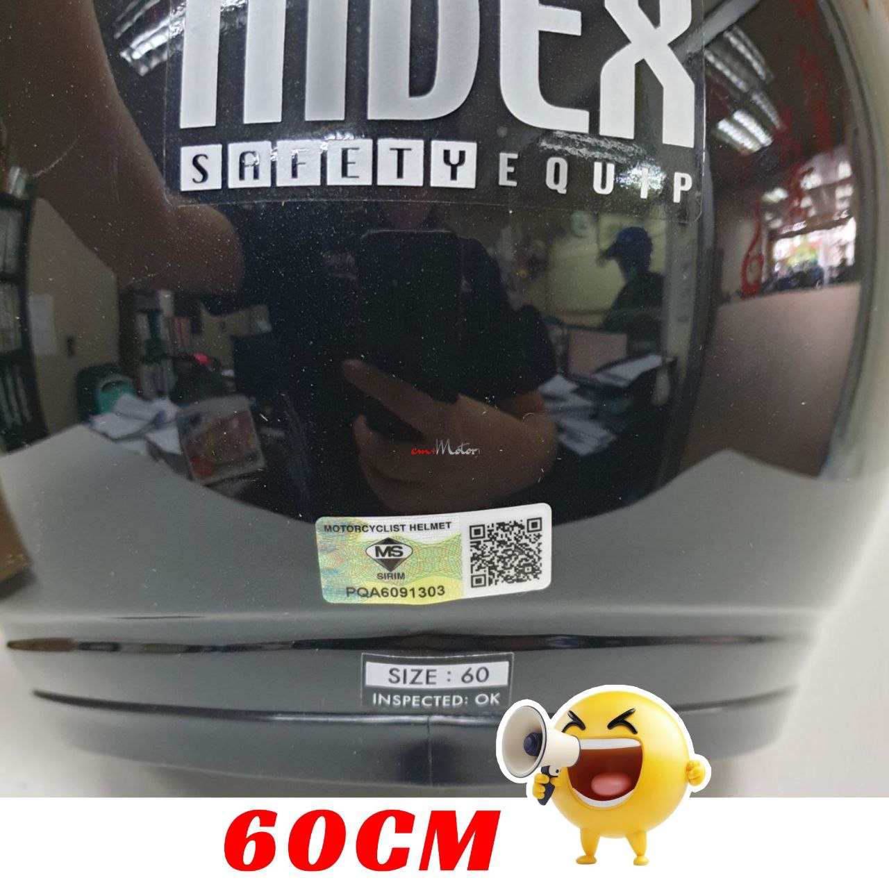 LTD Index Helmet Motorcycle 100% Original (Same SWAN/XDOT 518/MDH D2/D3 ...