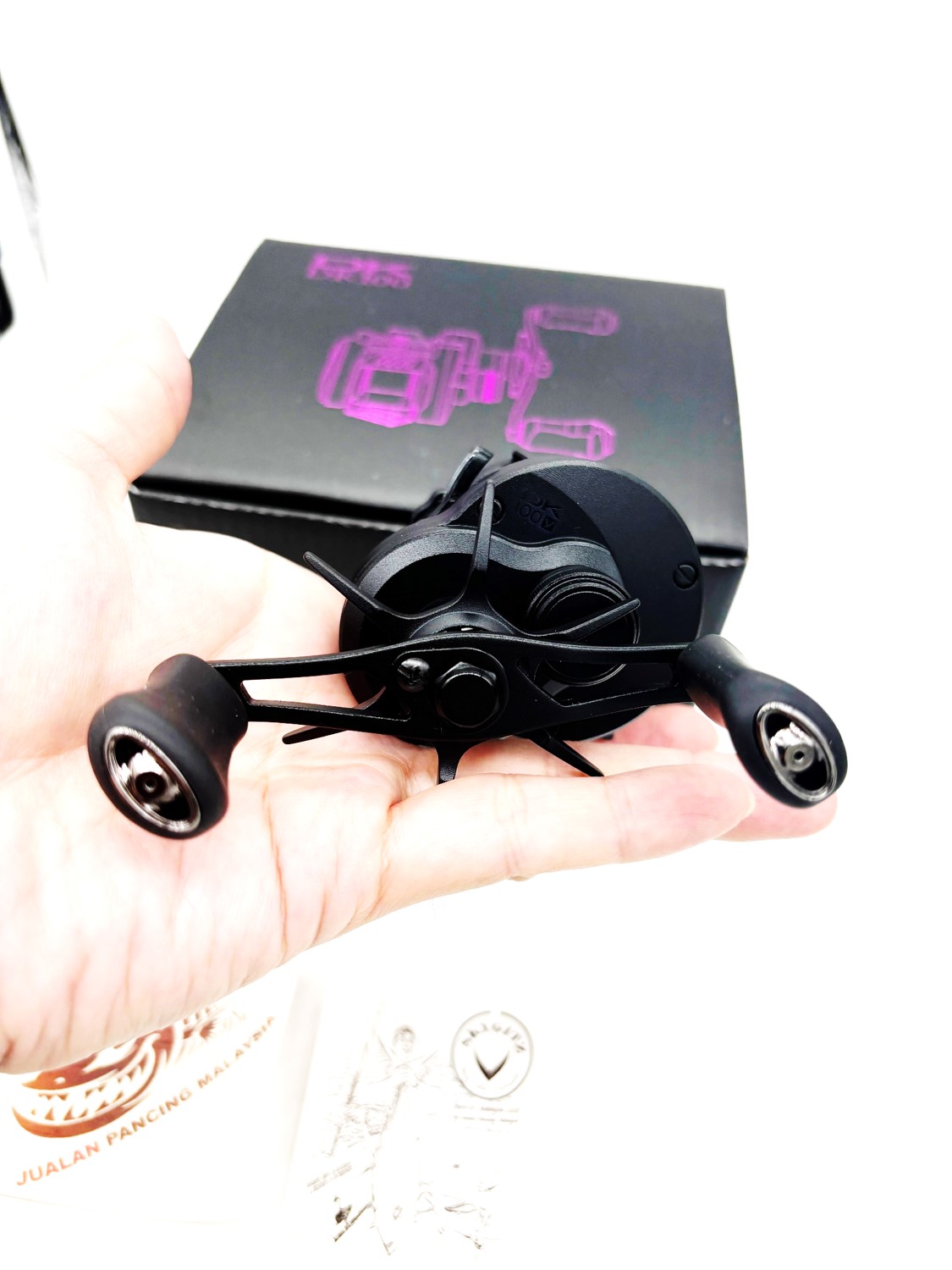 SKYGITZ MALAYSIA DK100 Micro Drum CQ BFS CNC METAL BODY Fishing CASTING ...