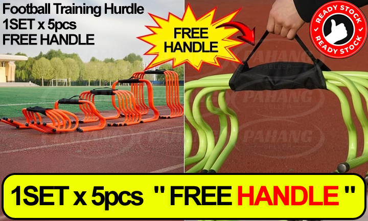 Premium Agility Hurdle Set Football Training Hurdle ( 1SET x 5pcs ...