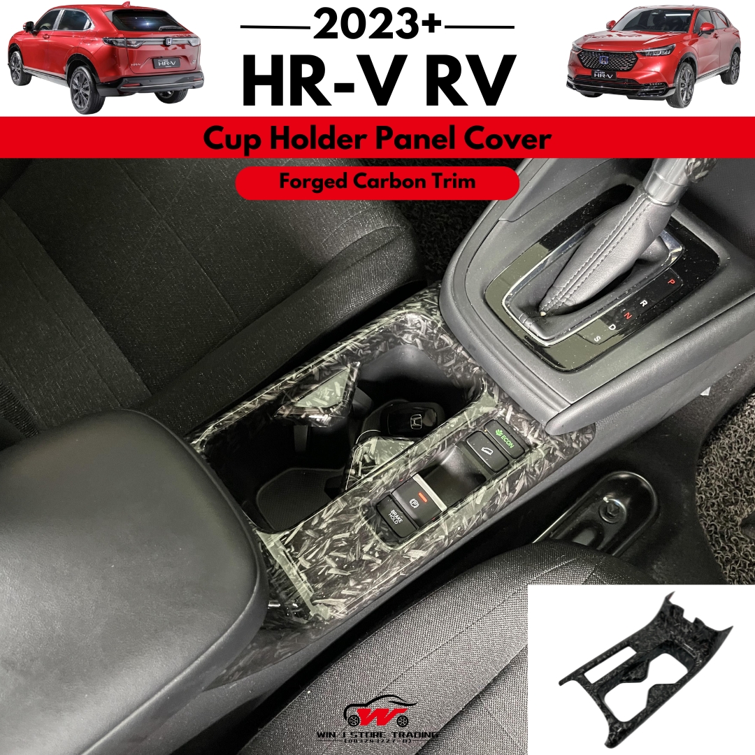 Honda HR-V HRV RV 2022-2025+ Carbon Trim/Glossy Black Center Console ...