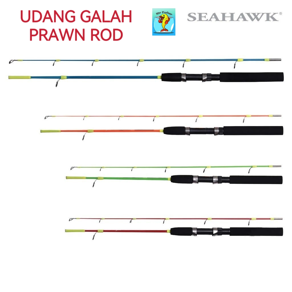 FISHER SEAHAWK Udang Galah Ultra Sensitive Prawn Rod Shrimp Rod Joran ...